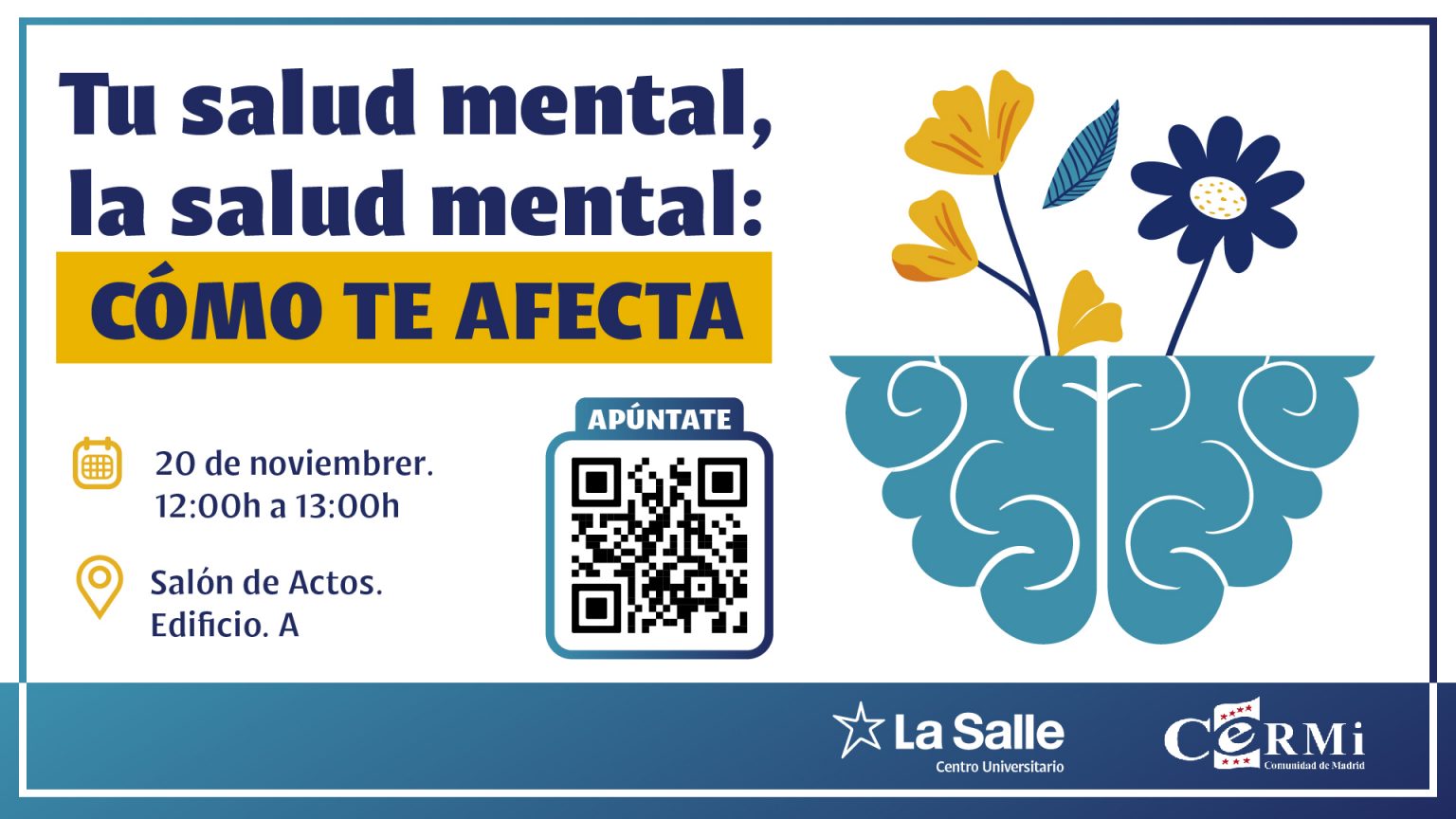 Jornada «Tu salud mental, la salud mental: cómo te afecta» - SALUD ...