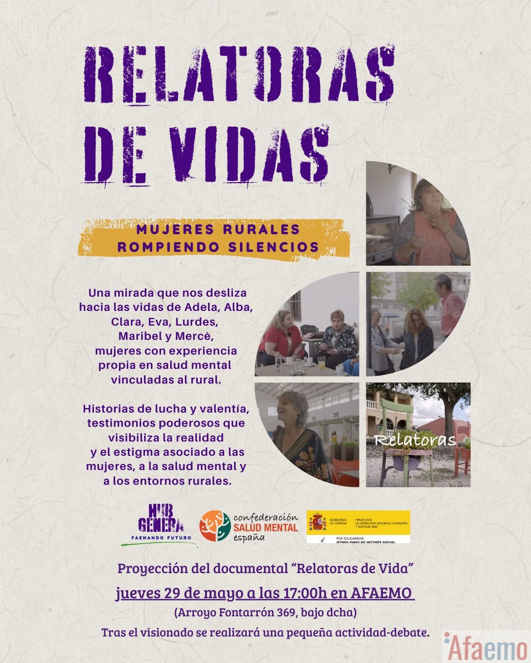 Jornada de sensibilización en salud mental y género. Visionado del ...